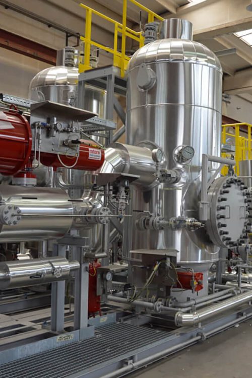 Turnkey plants for gas conditioning, reducing and metering | Forain